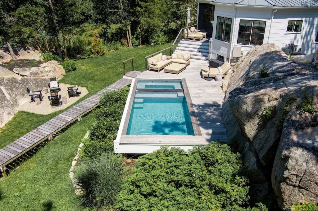 Cliffside Retreat MA | Plunge Pool Builder Gallery